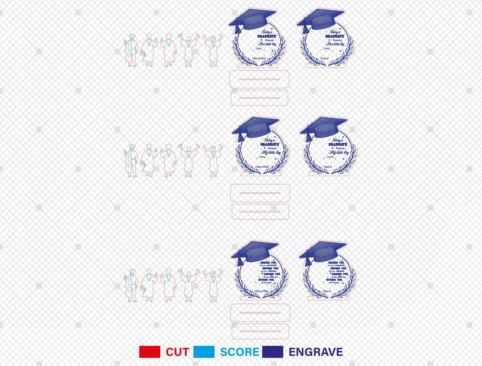 Personalized Graduation Boy Sign Svg, Graduation Gift Svg,class of 2024 ...