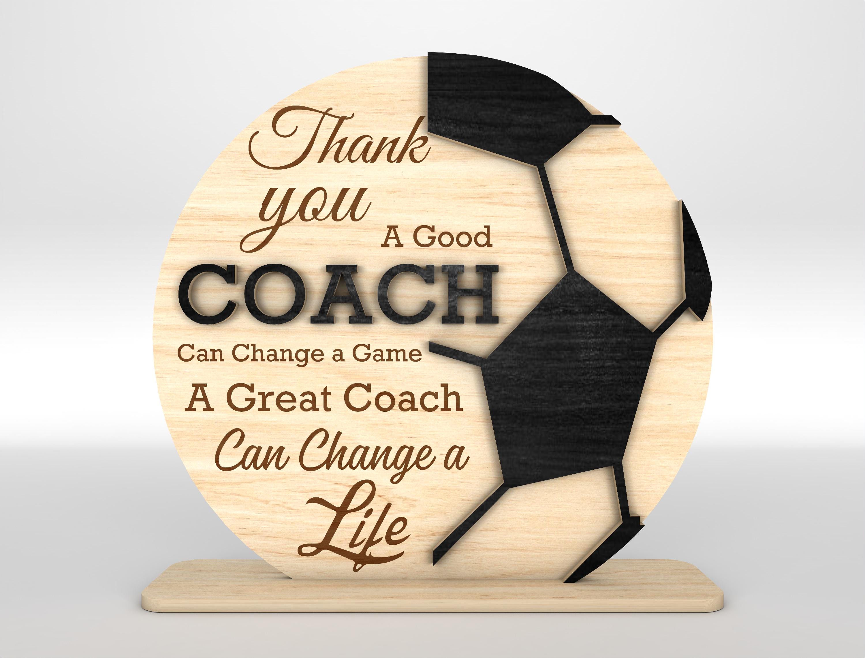 Thank You Soccer Coach Sign SVG, Baseball Coach Sign Svg, Football ...