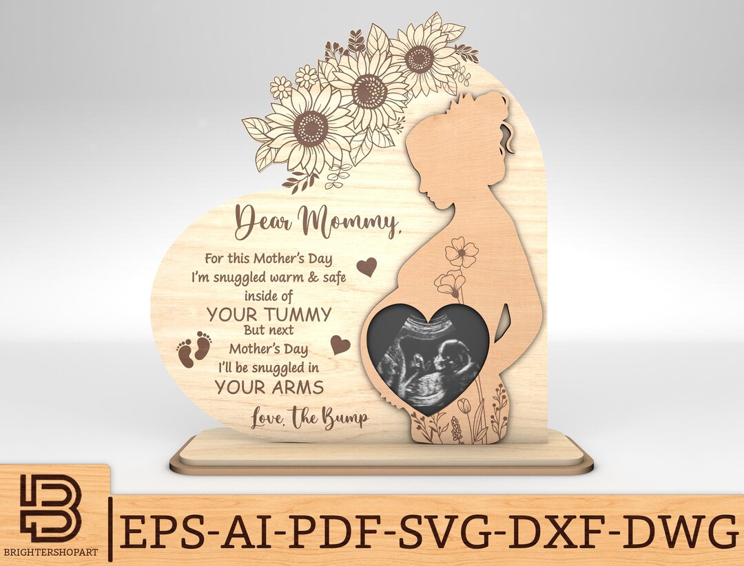 Personalized Baby Bump Sign Svg,pregnant Mom Svg, Gift for Mom,mothers ...