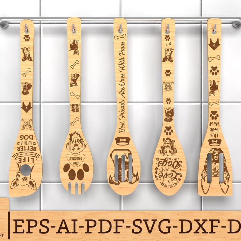 Wooden Spoon Svg - Etsy