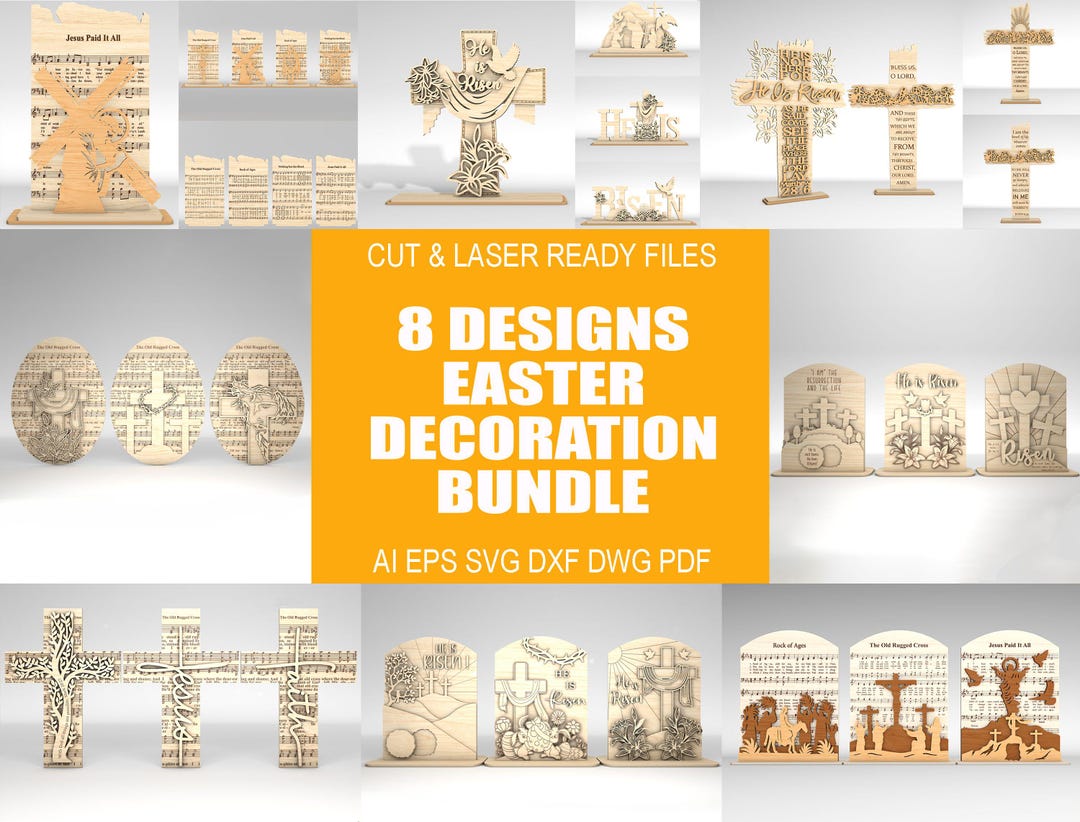 He is Risen Laser SVG, Easter Svg File, Glowforge Easter, Laser Easter ...