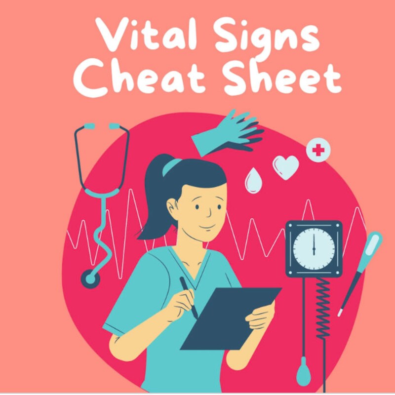 Vital Sign Sheet - Etsy