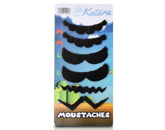 Super Mario 6er Bart Set Upper Lips Beards Mario Luigi Wario | Etsy