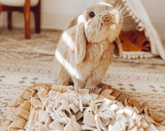 Original Flower Forager Snuffle Mat & Aesthetic Fleece Slow Feeder ...