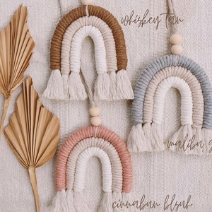 Macramé Rainbow | Custom Orders Available - Etsy