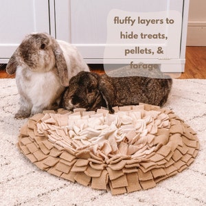 Original Heart Forager Snuffle Mat & Aesthetic Fleece Slow Feeder ...