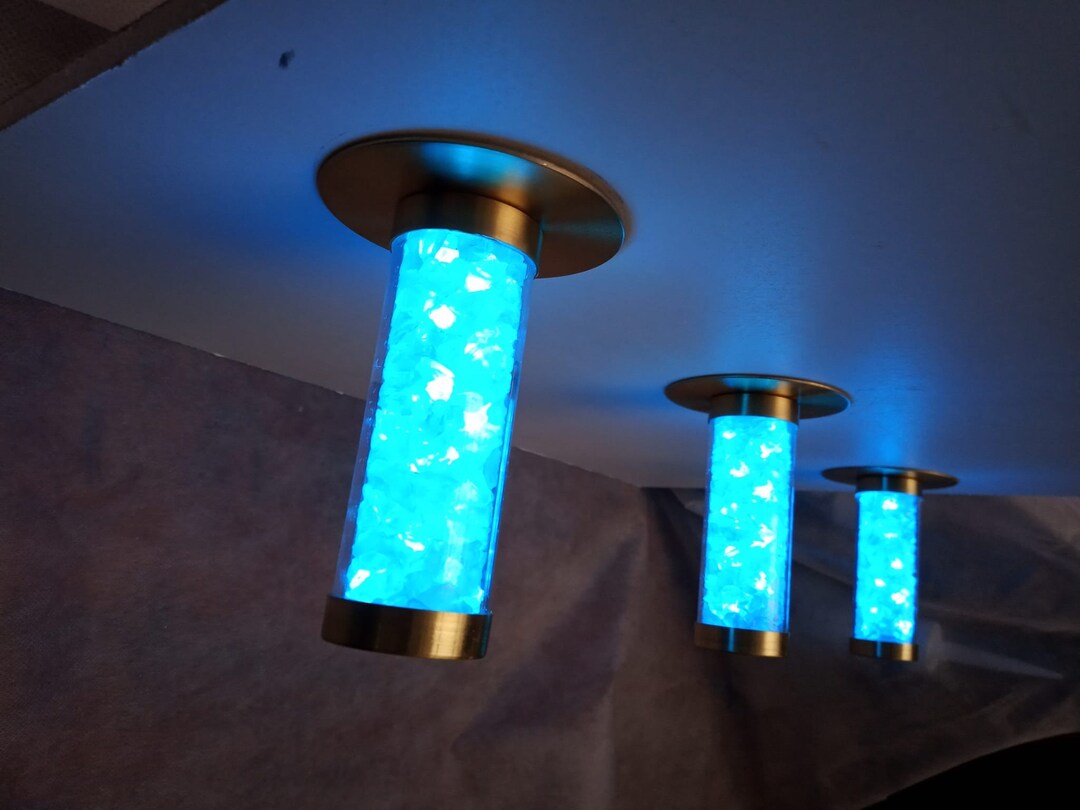 LED Ceiling Lamp Rgb C40, Hanging Colorful Spot LED, RGB Pendant Lamp ...