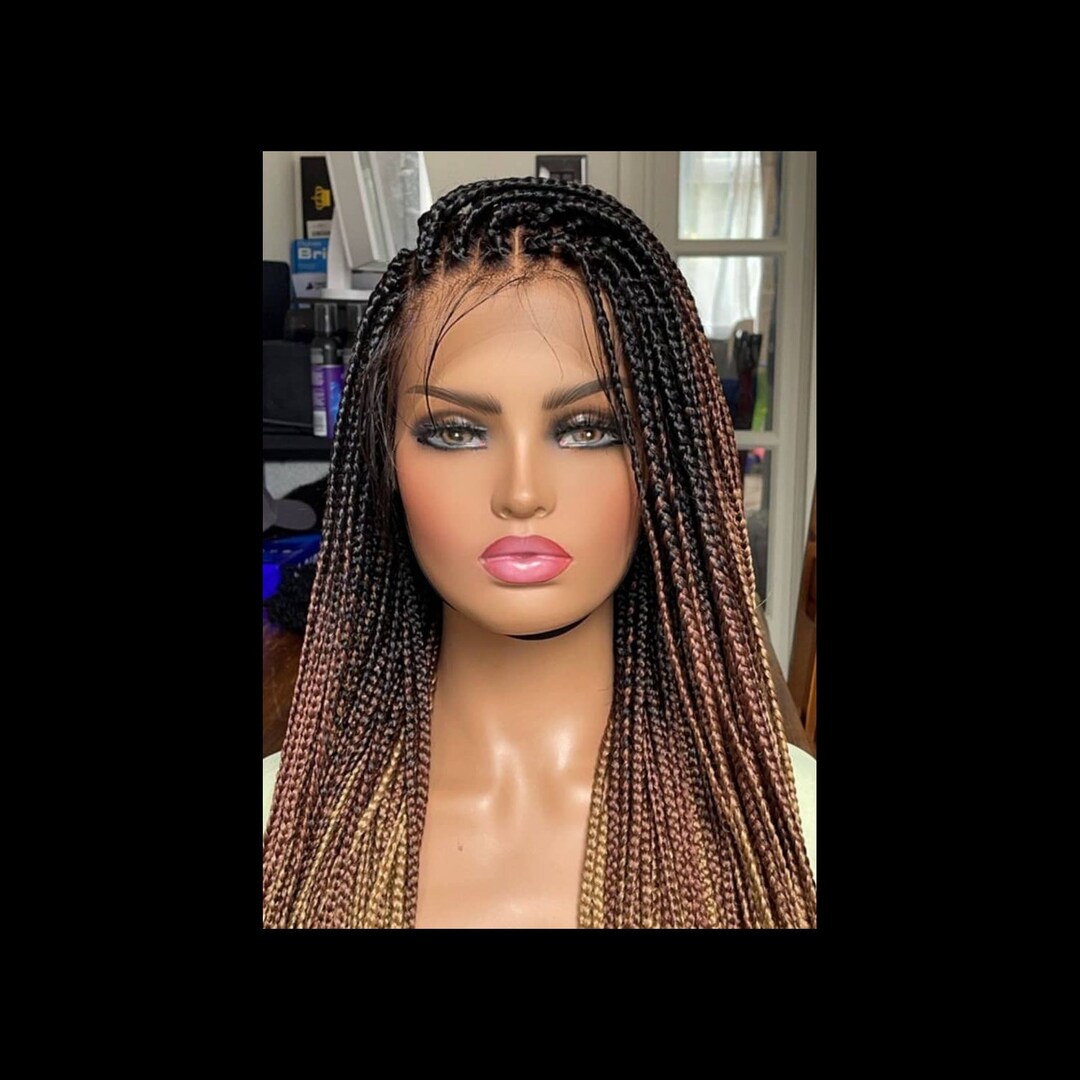 Full Frontal Braided Wig Frontal Braided Wig for Ladies - Etsy