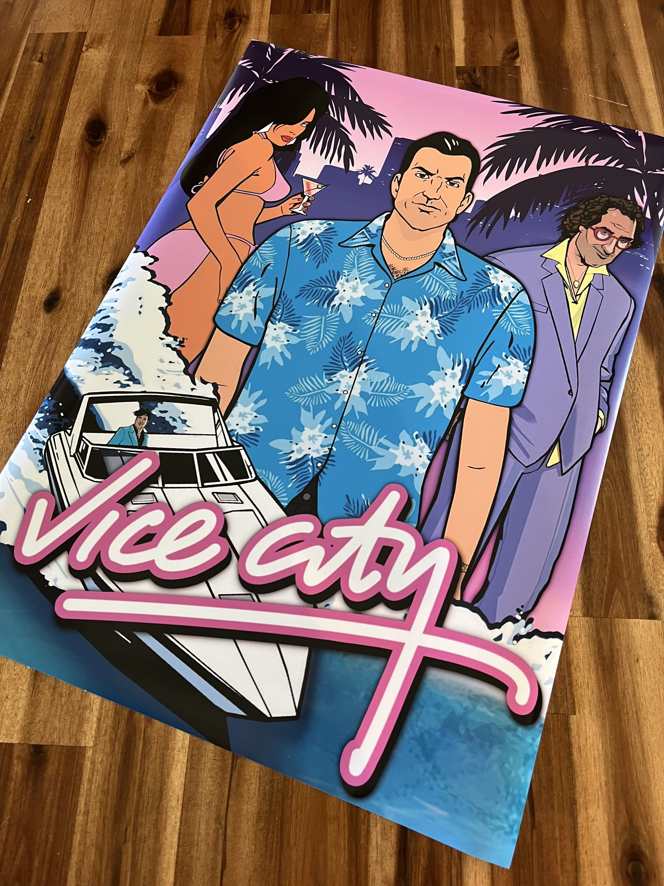 Grand Theft Auto Vice City Poster | Etsy Australia