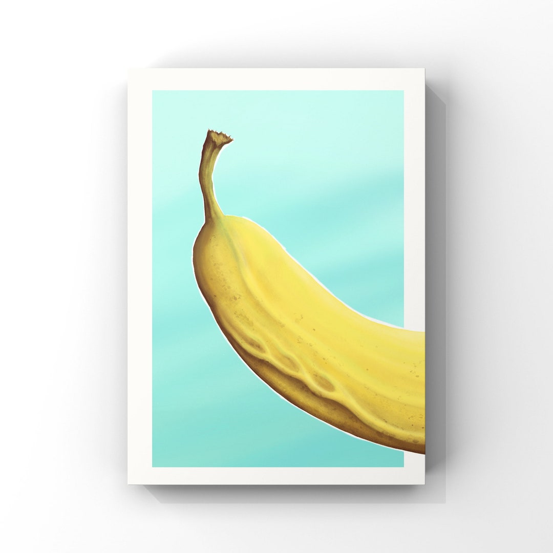 Art Print Veiny Banana - Etsy