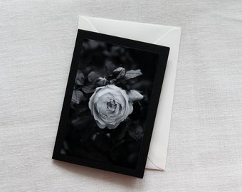 Rose Card - Etsy