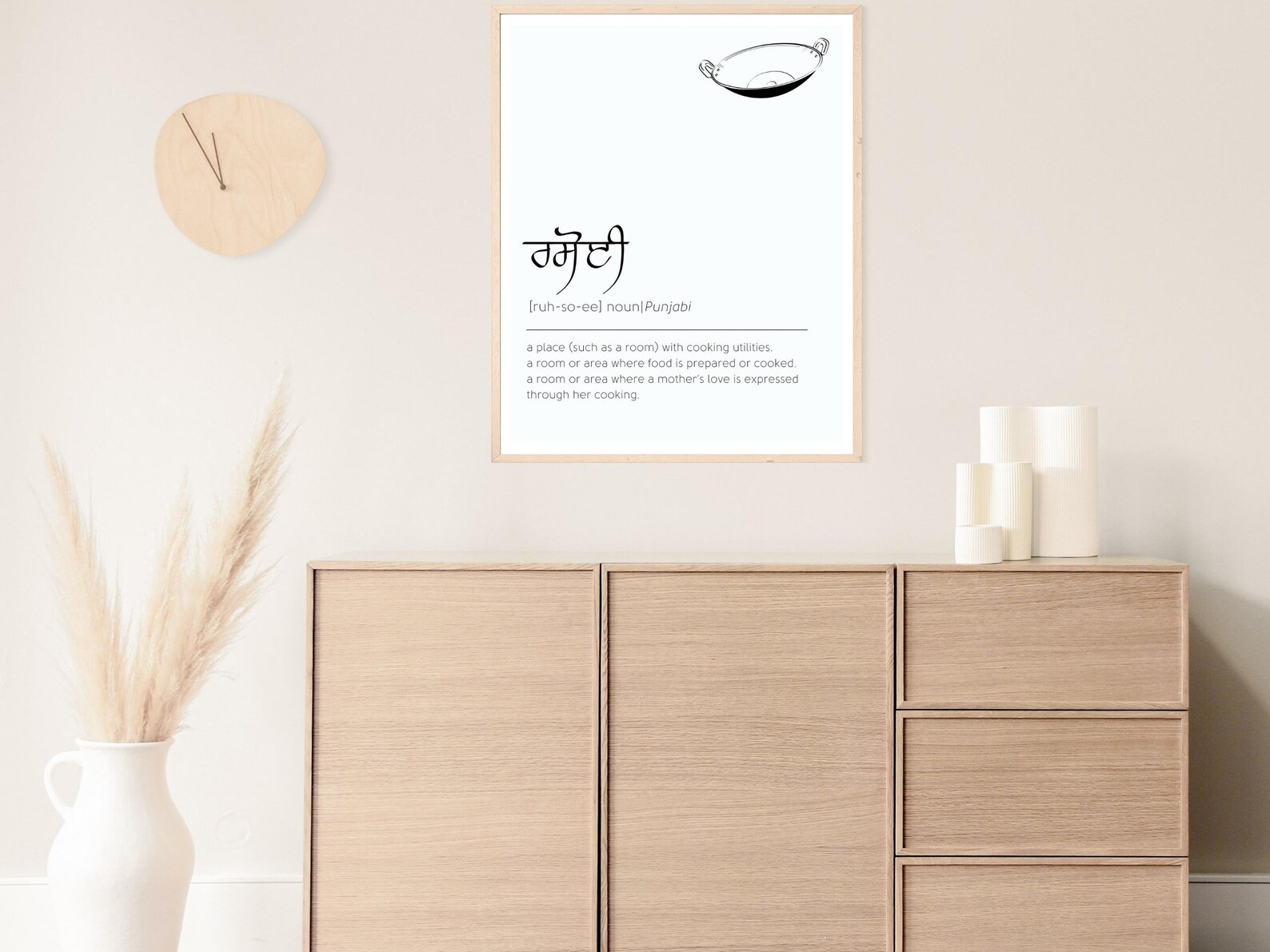 Kitchen Punjabi Wall Art| Punjabi Digital Prints, Sikh Prints, Punjabi ...