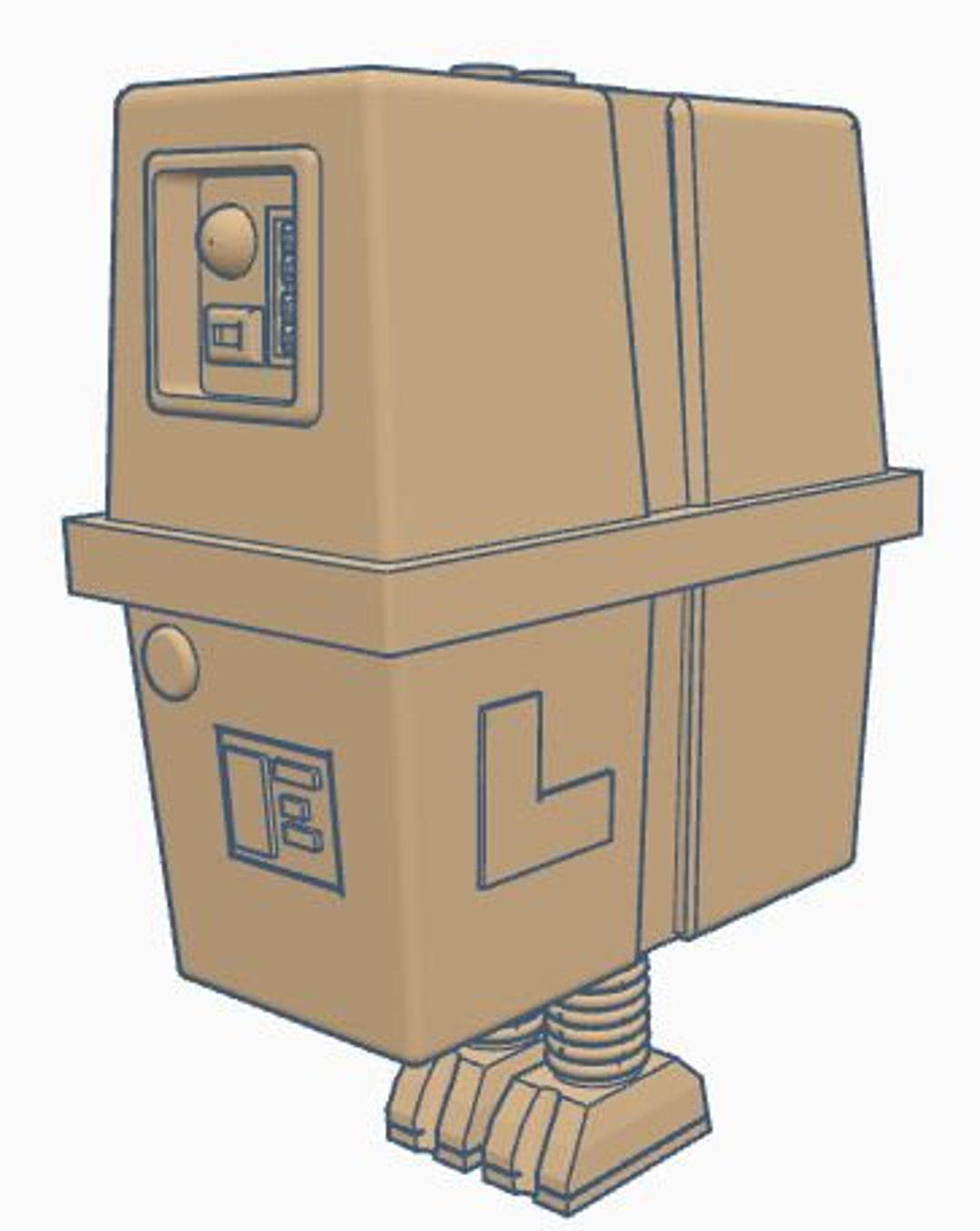Droid GONK Fan Art Inspired by Star Wars 1/6 Scale STL 3d Print - Etsy