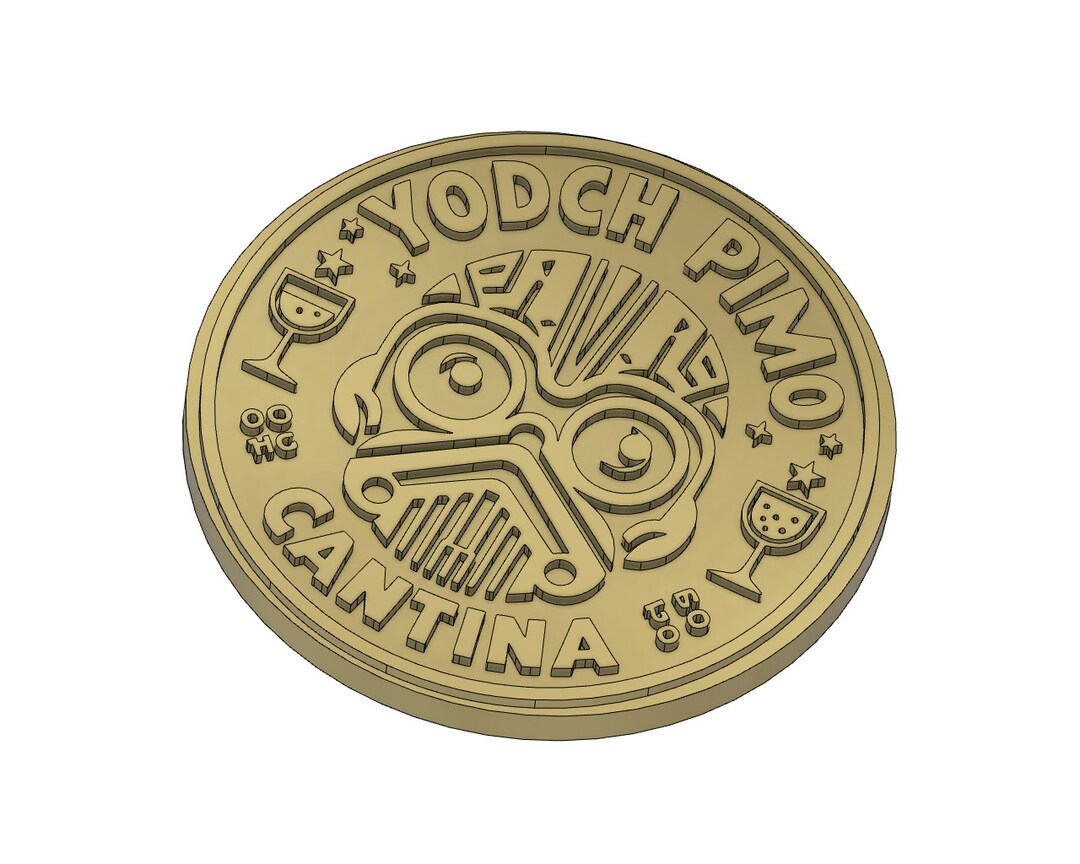 STL Set of SABACC CANTINAS Credits Inspired by Star Wars Fan Art Stl ...