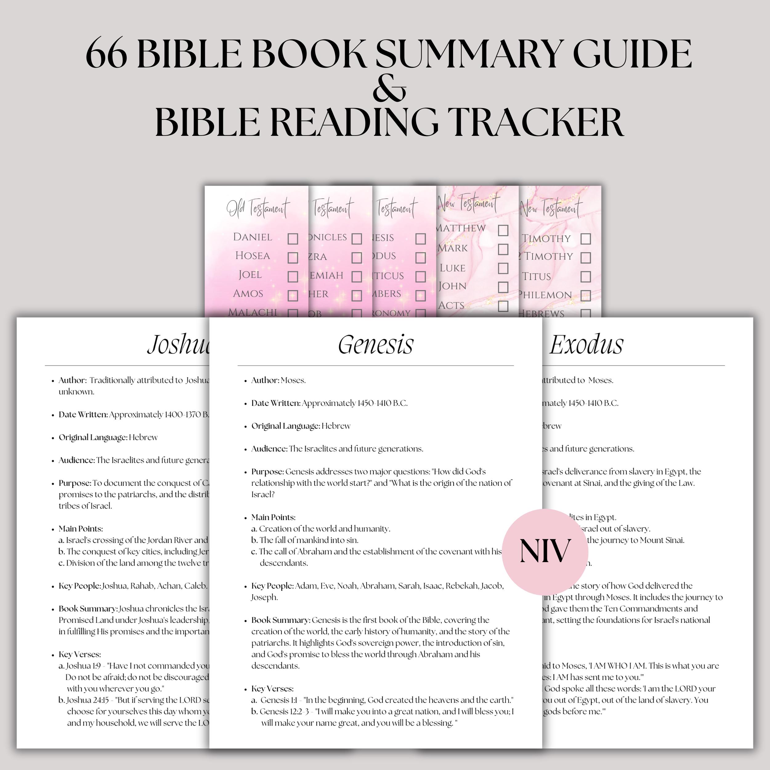 66 Bible Books Summary Bible Study Guide For Beginner PDF Instant 66 Bible Books Summary Bible Study Guide For Beginner PDF Instant