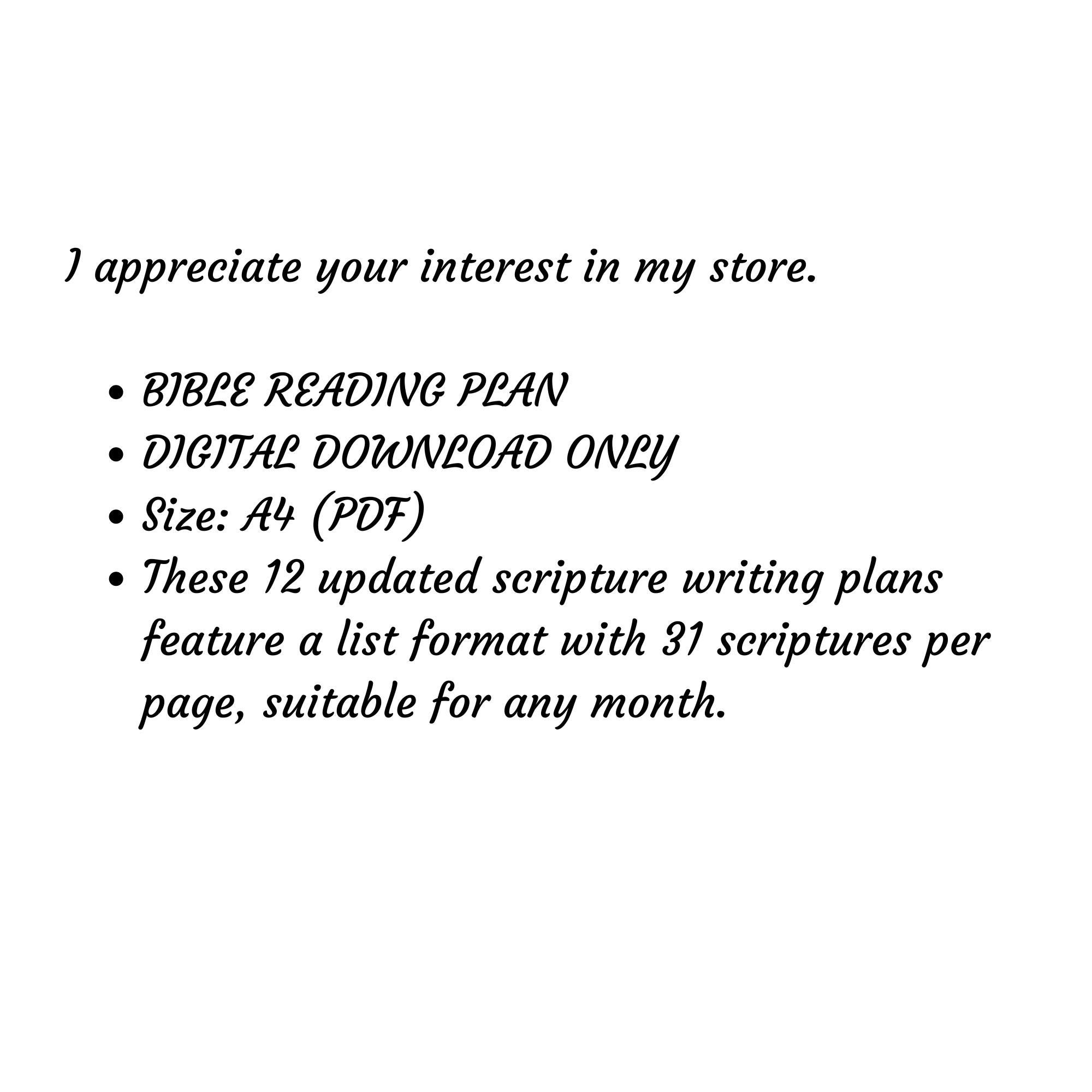 Scripture Writing Plans | Bible Verses | Scripture Plan | Bible Writing ...