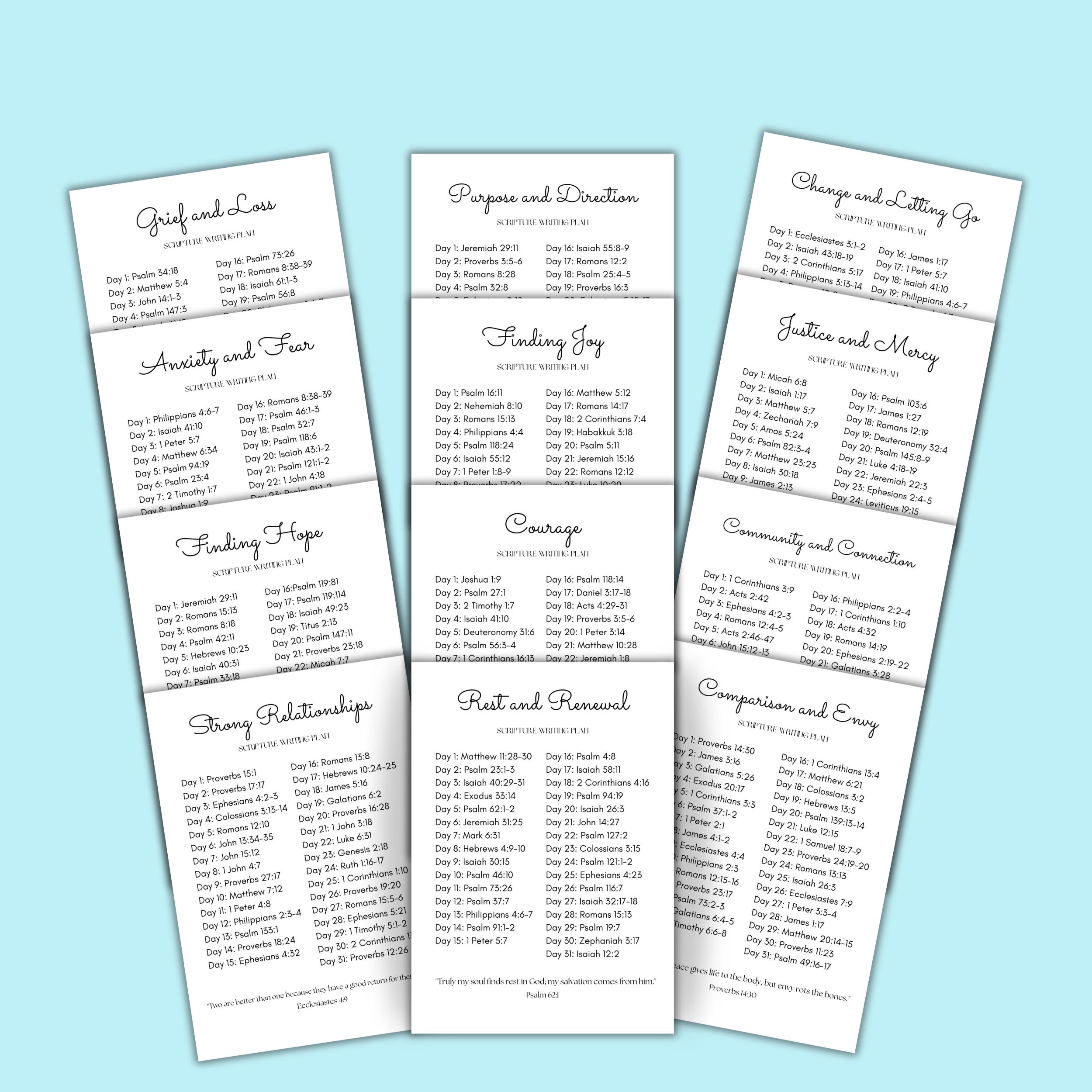 Scripture Writing Plans Bible Verses Scripture Plan Bible Writing