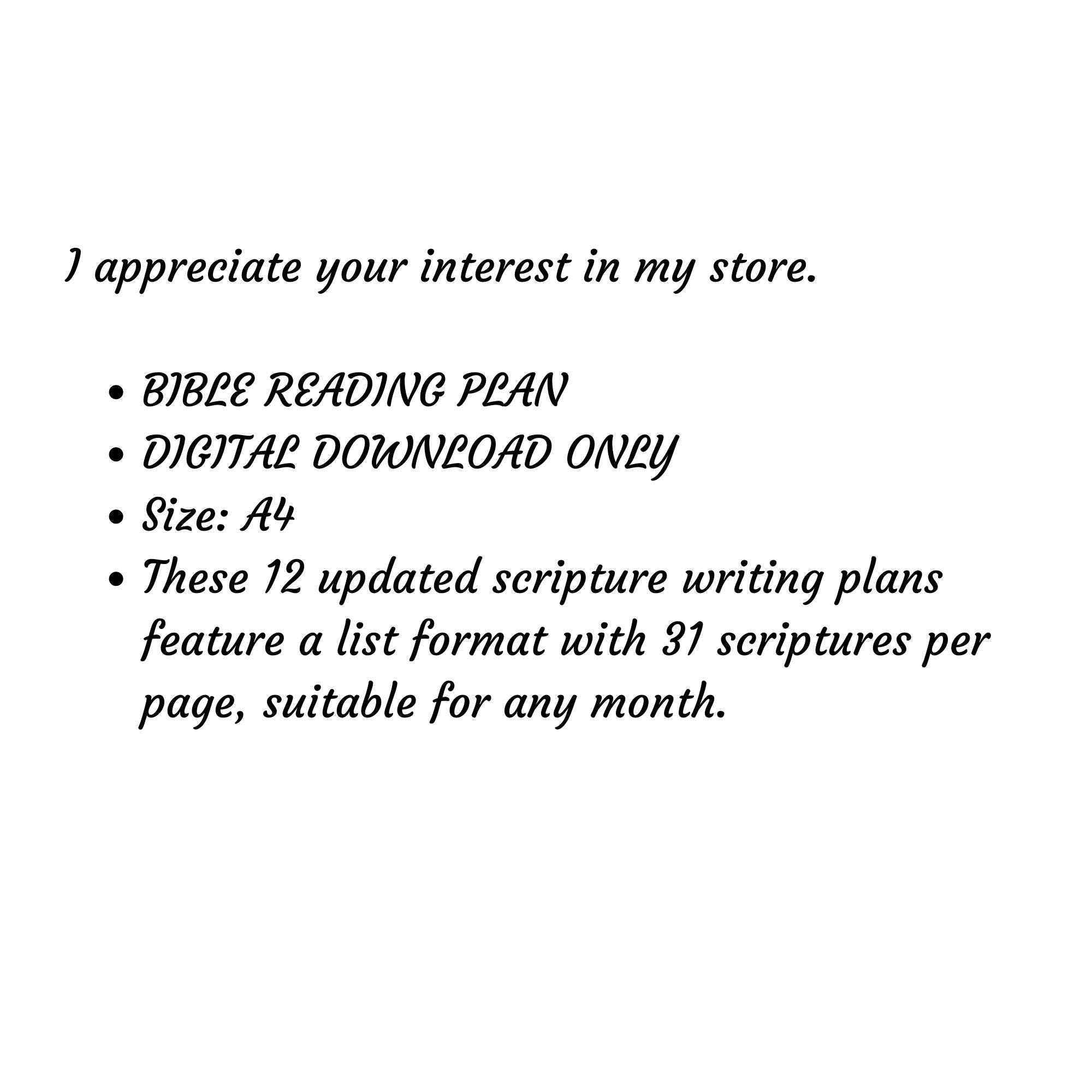 Scripture Writing Plan | Bible Verses Journaling Guide| Bible Study ...