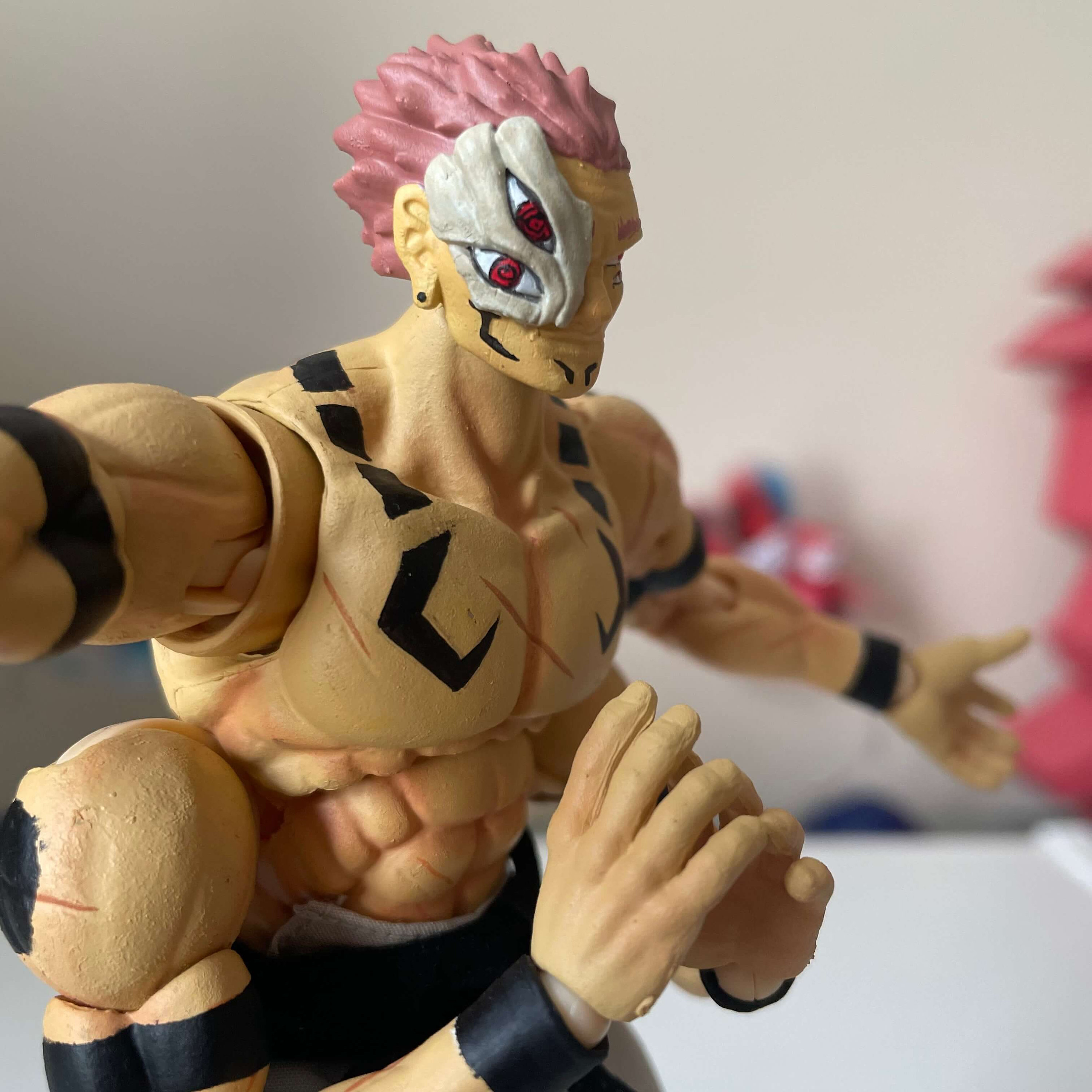 Heian Era Sukuna Custom Head for 1/12 Scale Figures - Etsy Canada