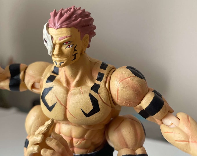 Heian Era Sukuna Custom Head for 1/12 Scale Figures - Etsy