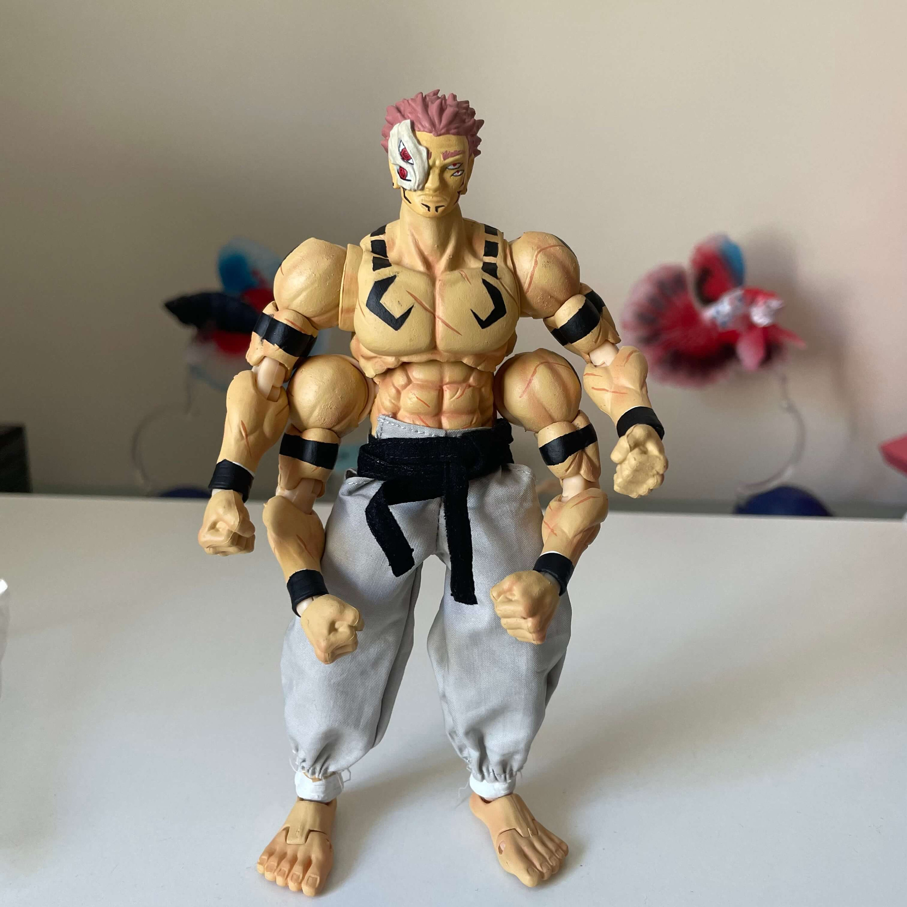 Heian Era Sukuna Custom Head for 1/12 Scale Figures - Etsy Canada