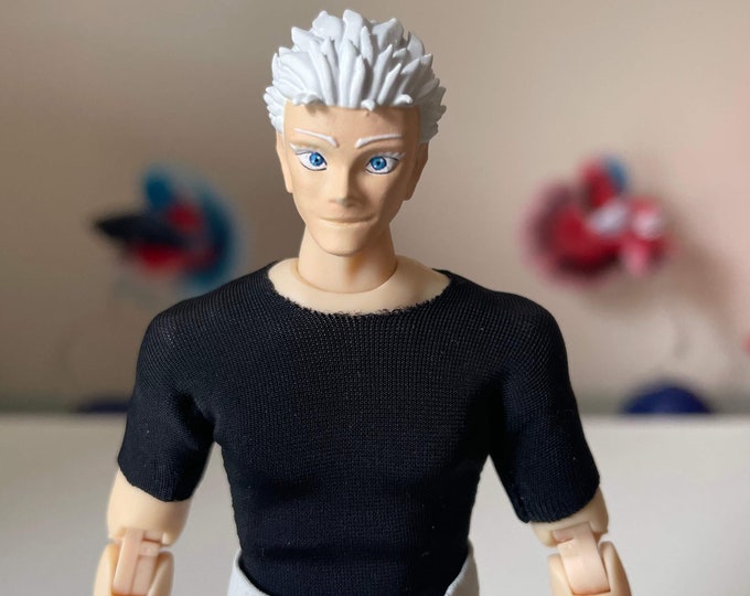 Gojo Shinjuku Arc Custom Head for 1/12 Scale Figures - Etsy