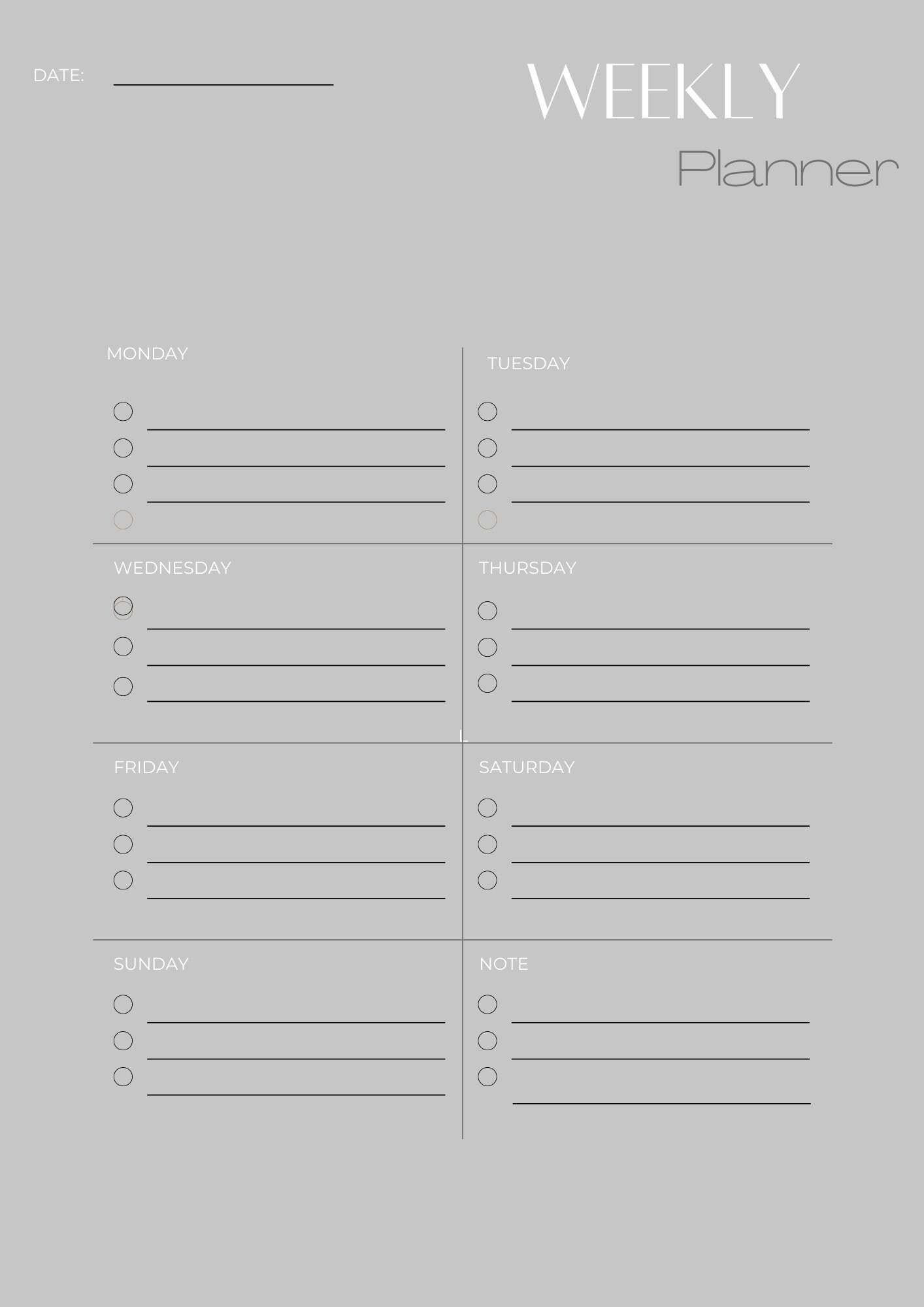 STONE - Planner - Etsy