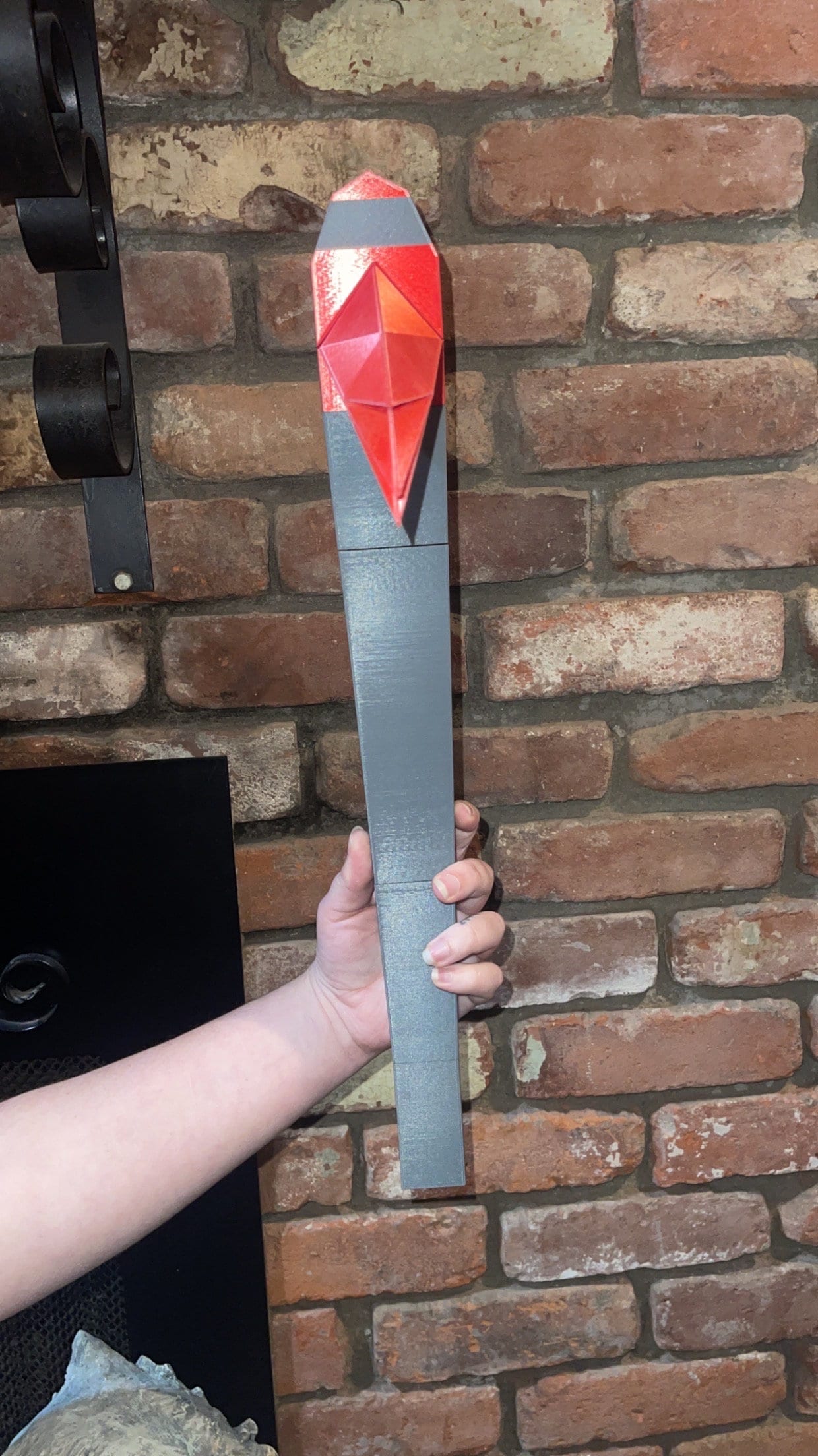 Oldschool Runescape Dragon Pickaxe Life Size Plastic! No Glue Required ...