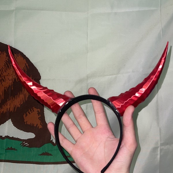 Devil Horn Headband Costume Etsy
