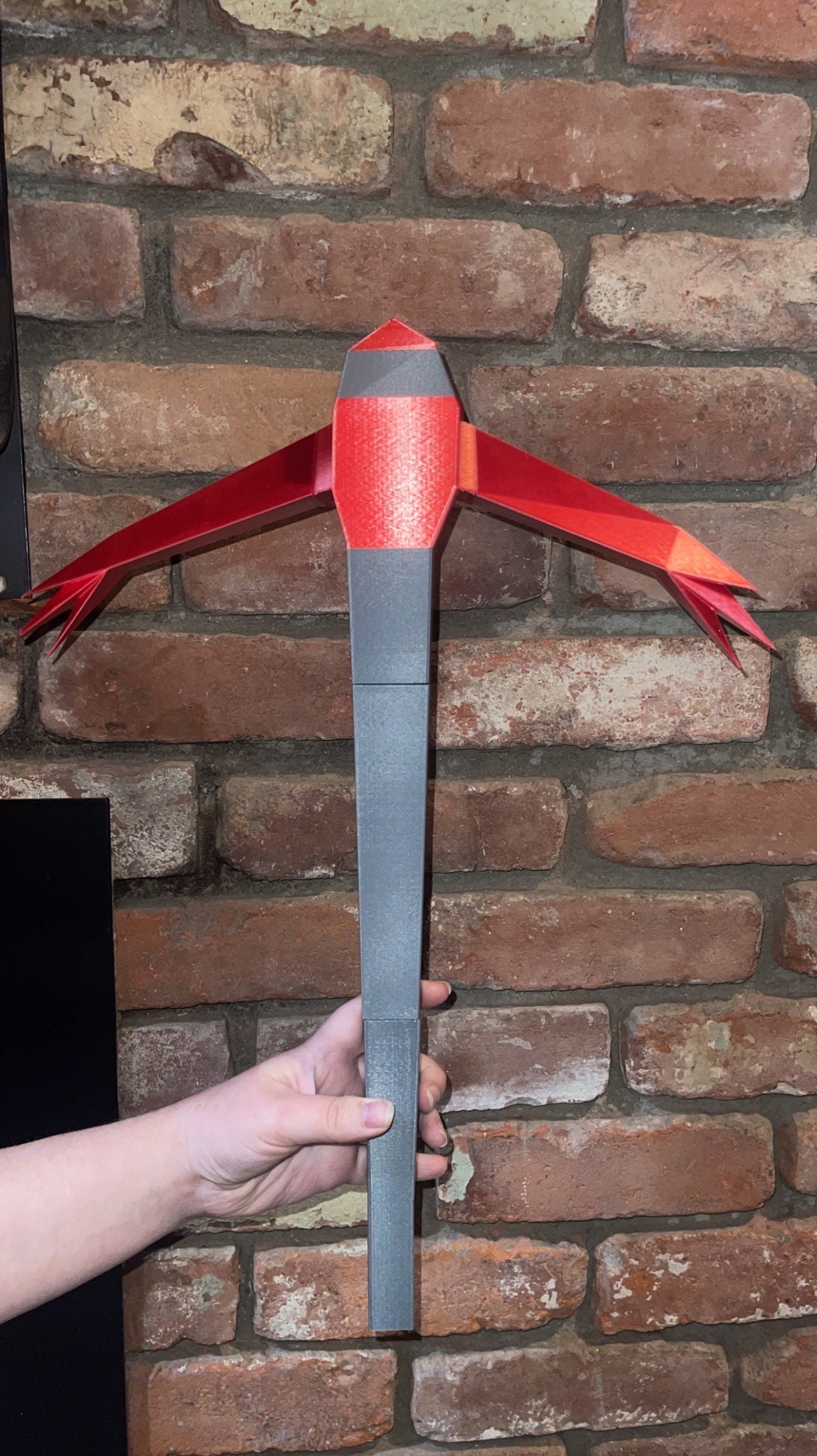Oldschool Runescape Dragon Pickaxe Life Size Plastic! No Glue Required ...