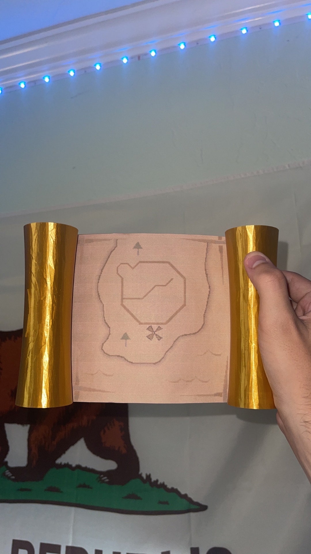 Custom Oldschool Runescape Clue Scroll Life Size (pick Any Clue Message ...