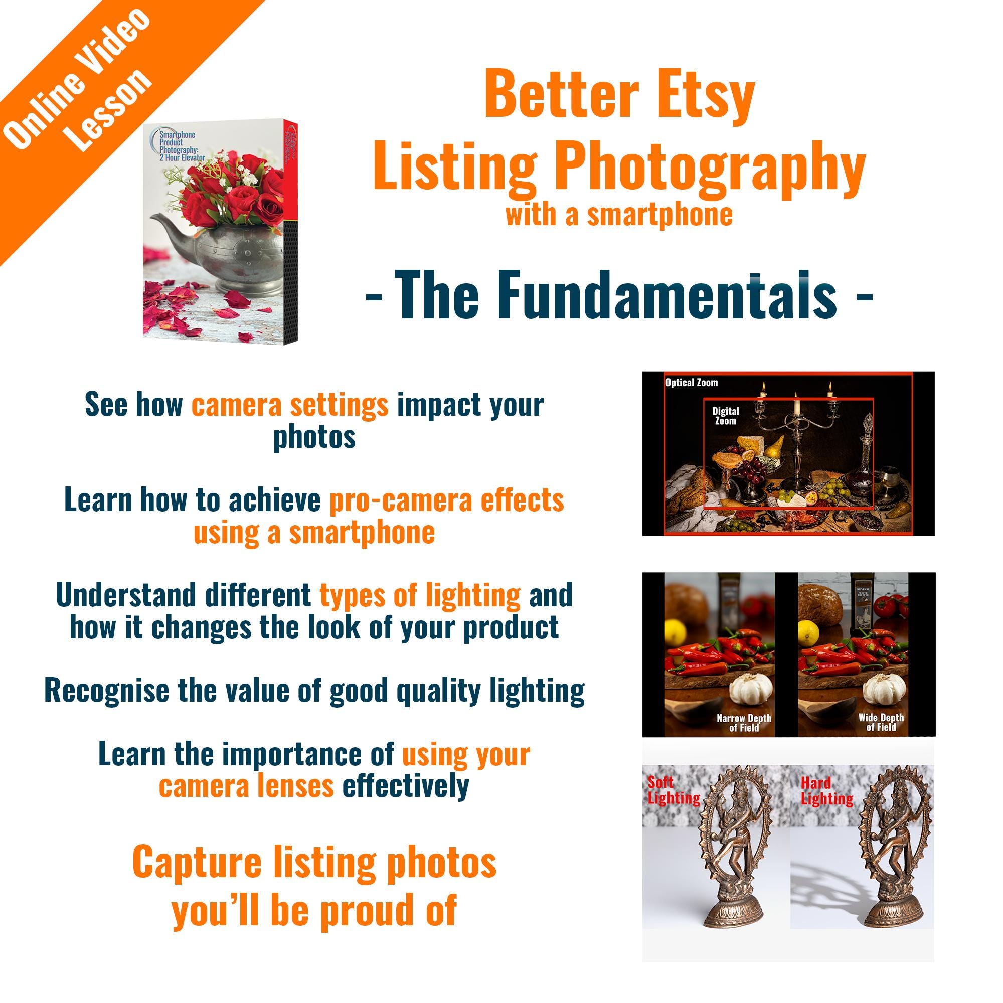 Smartphone Product Photography Fundamentals - Video Lesson for Better ...