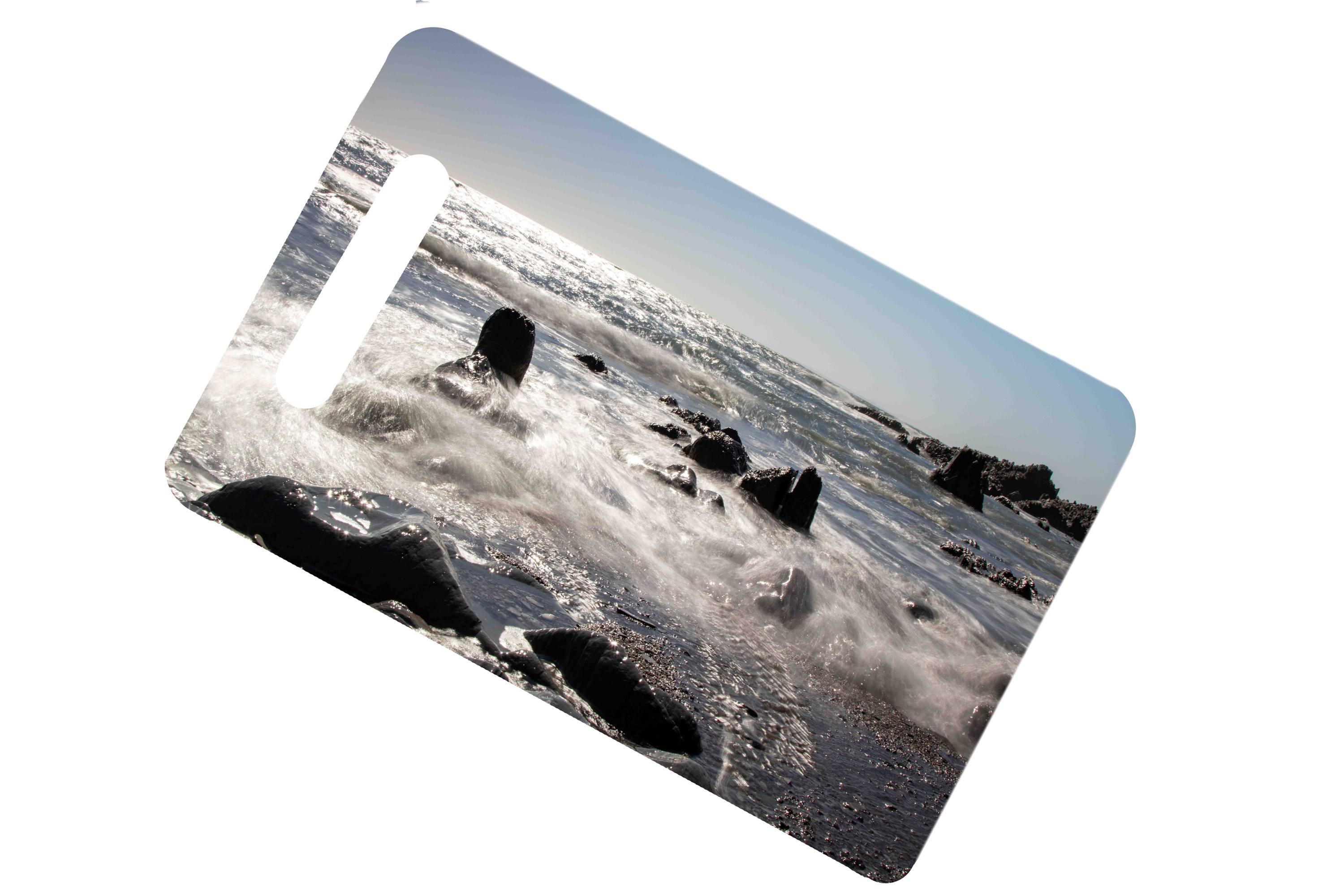 Sunny Beach With Crashing Waves - Printable Photography - Grunta Beach ...