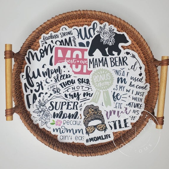 Mom Life Stickers Mom Life Sticker Bundle Bulk Stickers | Etsy
