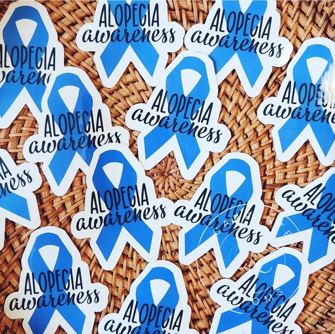 Alopecia Awareness Sticker Pack Alopecia Awareness Stickers Alopecia ...