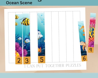 Toddler Busy Book | Ocean Activity Page | Seashell Matching | Quiet ...