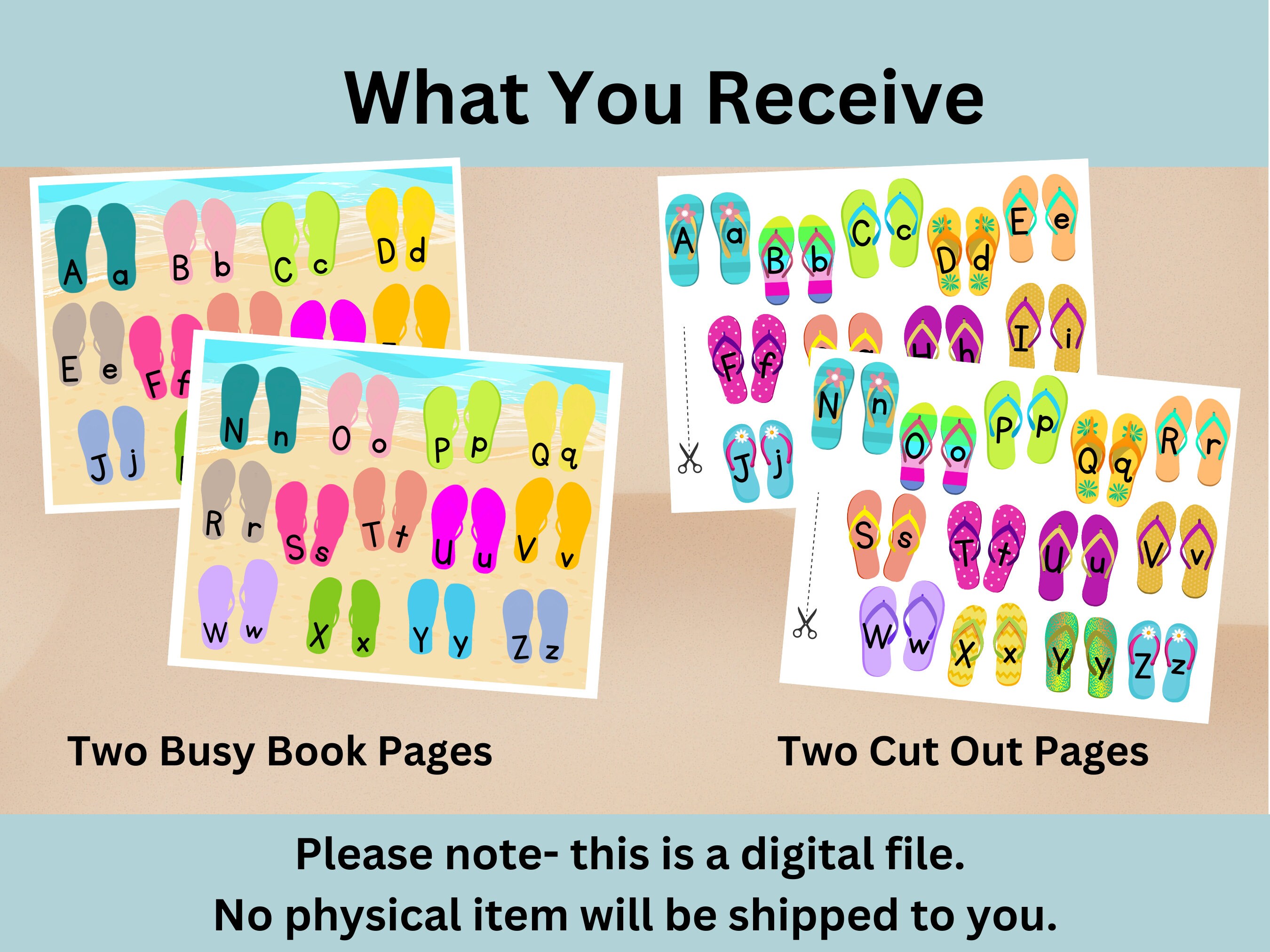 Preschool Busy Book | Alphabet Matching | Quiet Book | Preschool ...