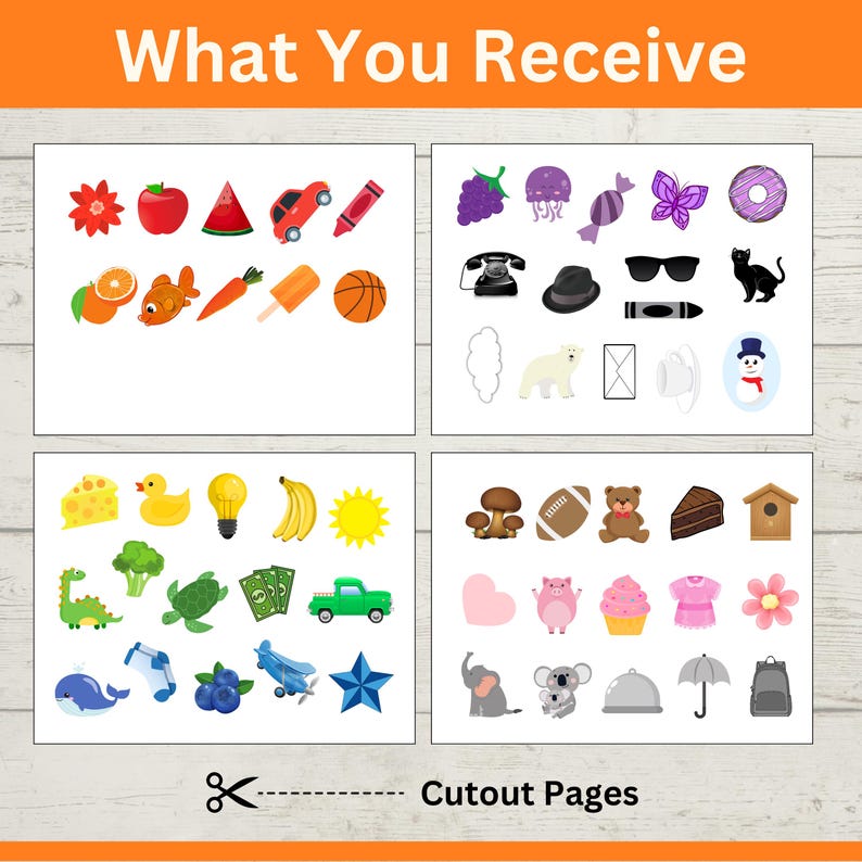 Color Sorting Activity | Preschool & Toddler Learning | Printable Busy ...