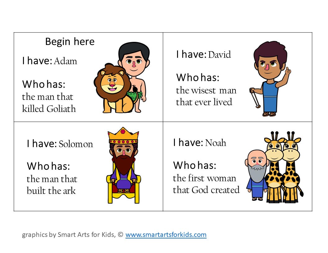 Bible Game Bible Characters Christian Faith Bible Game - Etsy