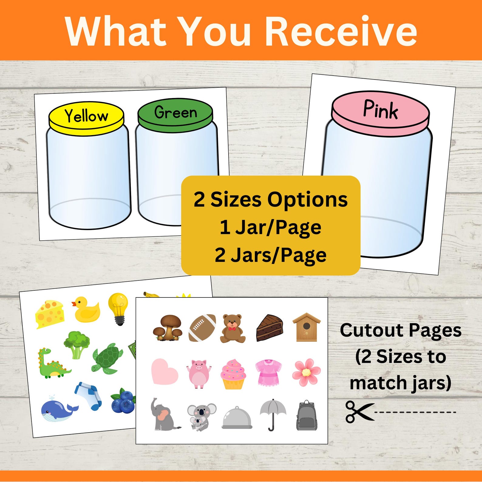 Color Sorting Activity | Preschool & Toddler Learning | Printable Busy ...