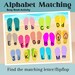 Preschool Busy Book | Alphabet Matching | Quiet Book | Preschool ...