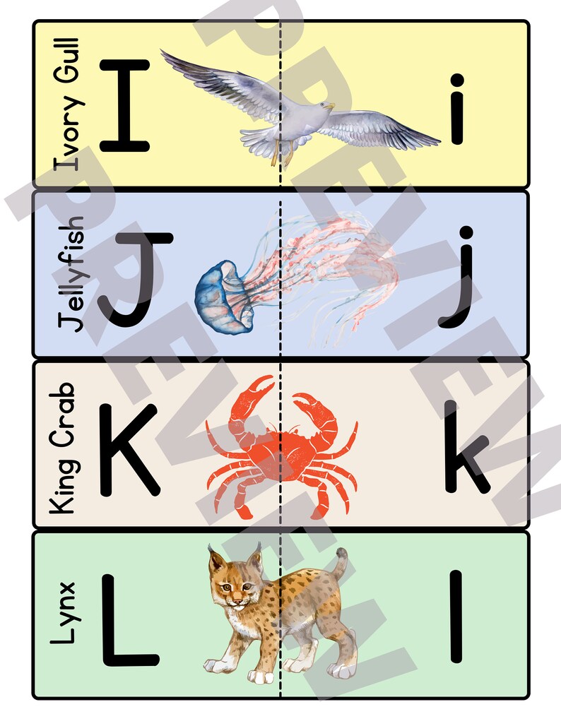 Printable Alphabet Matching Game Preschool Homeschool Toddler Literacy ...