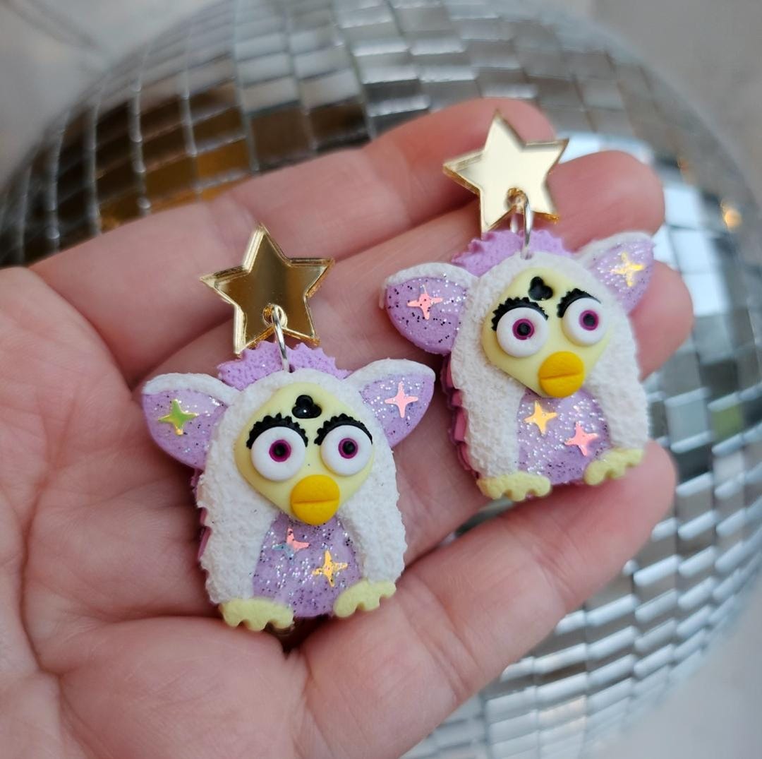 Furby Earrings - Etsy