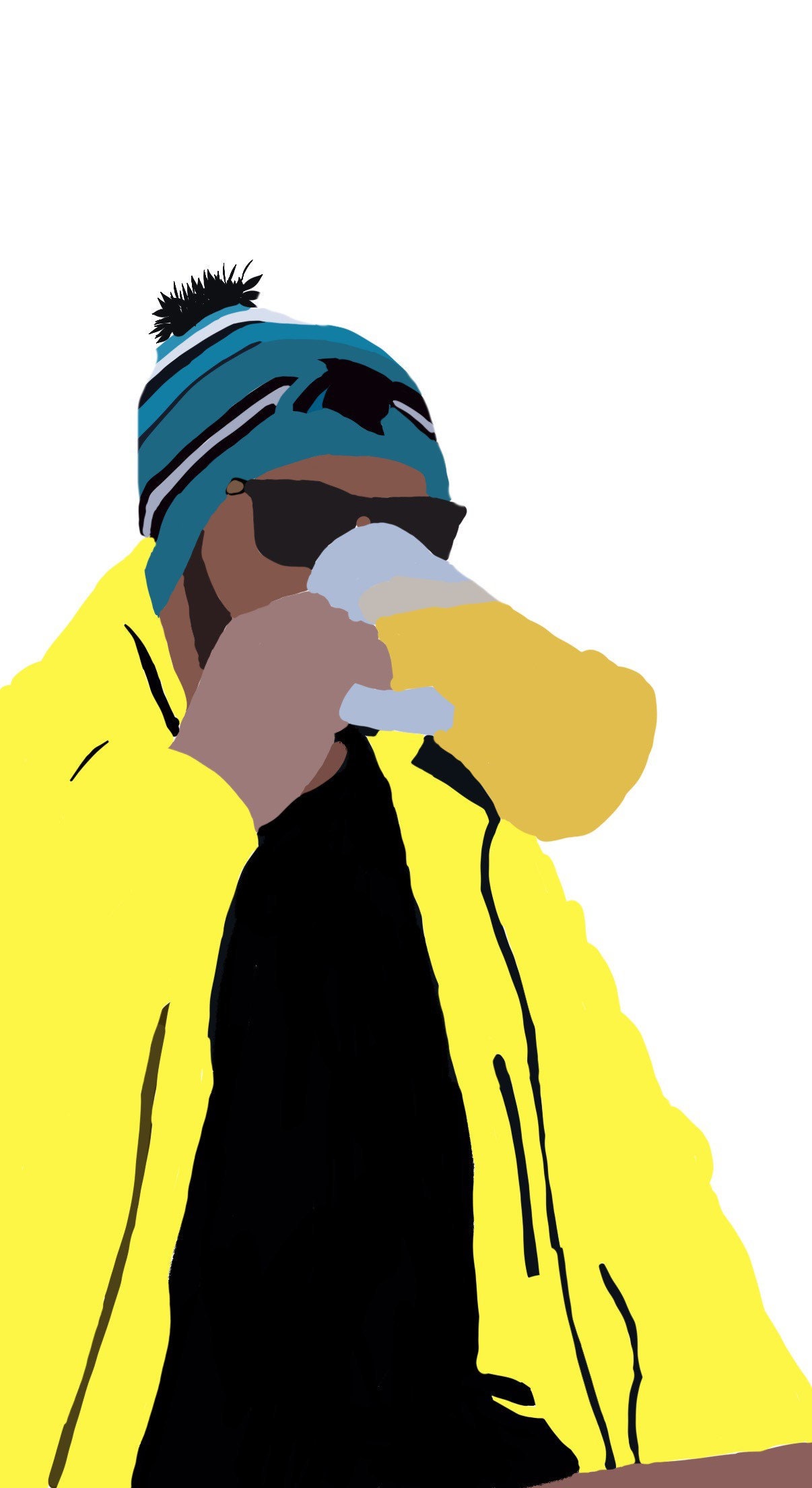 Faceless Digital Portrait - Etsy