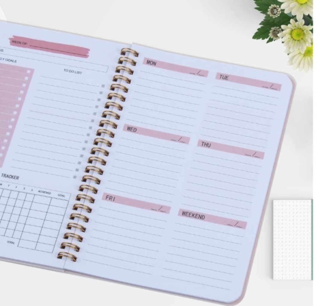 The New A5 Spiral Planner/notebook With Touch-screen Stylus Pen With ...