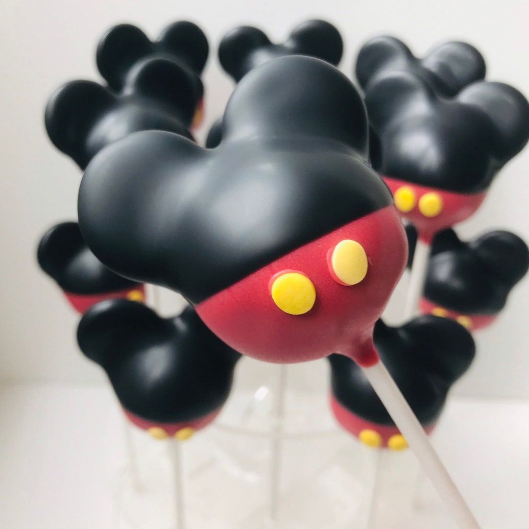 Minnie Mouse / Mickey Mouse Cake Pops - Etsy