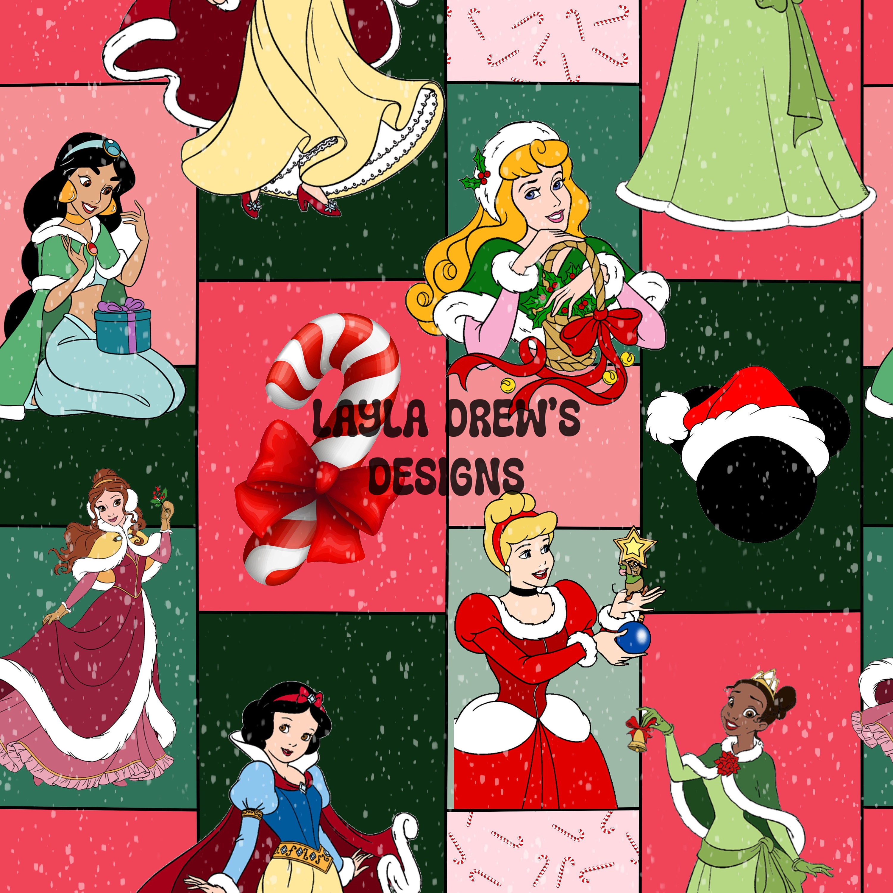 Disney Princess Christmas Wallpaper