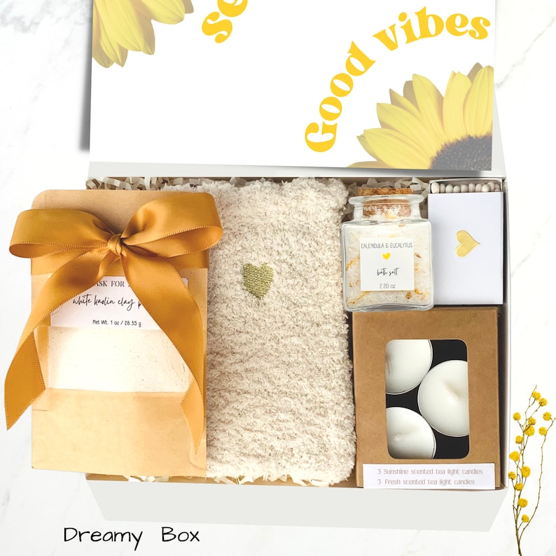 Good Vibes Gift Box Good Luck and Have Fun Personalized Card Sending ...