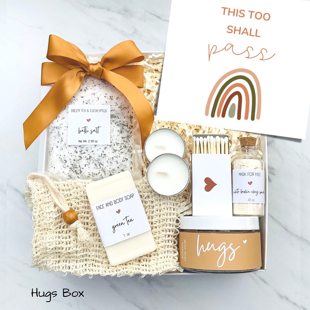 Feel Better Gift Box Personalized Card Get Well Soon - Etsy