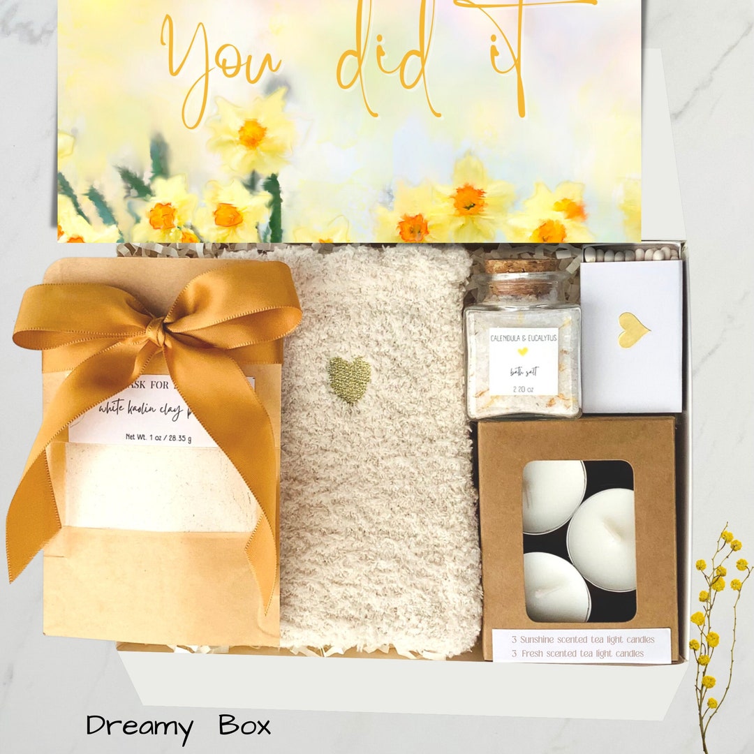 You Did It Congratulations Gift Box Personalized Card Good Wishes Gift ...
